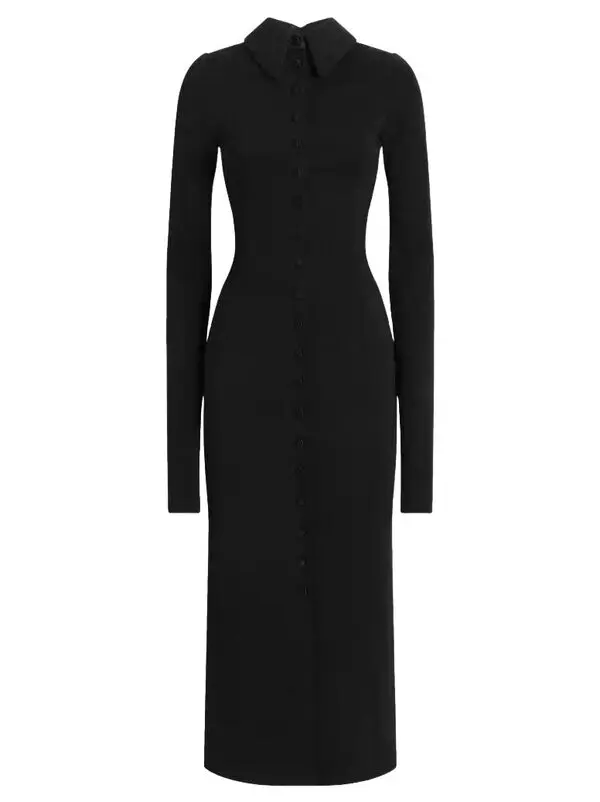 Dolce & Gabbana Wool Jersey Dress - Black