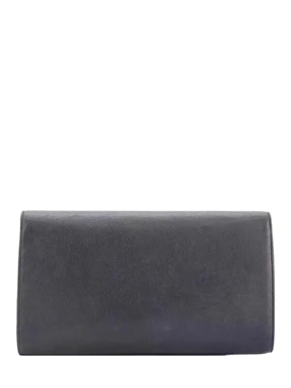 Saint Laurent Belle De Jour Leather Large Clutch Bag - Black
