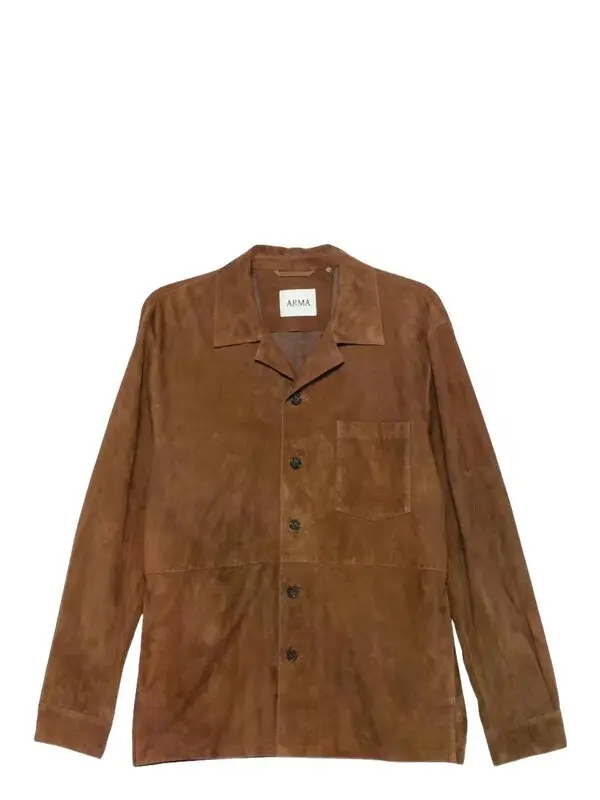 ARMA Nico Suede Jacket - Brown