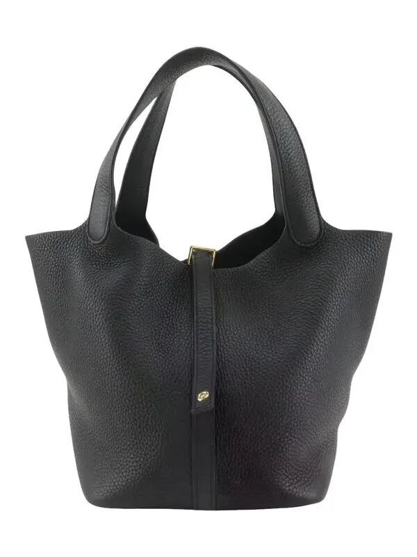 Hermès 2022 Clemence Picotin Lock 22 Handbag - Black