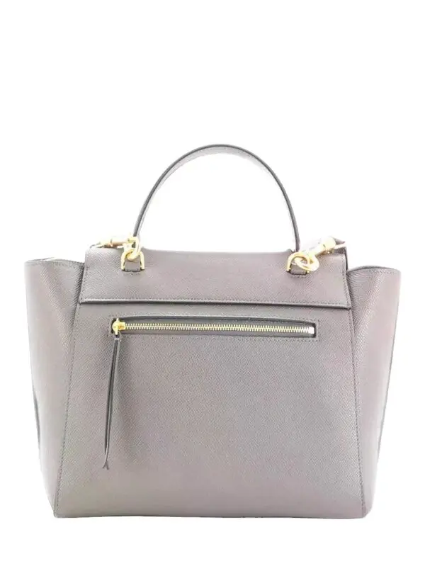 Celine Belt Bag Textured Leather Micro Satchel - Grey