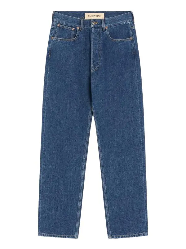 Valentino Garavani Vgold Denim Jeans - Blue