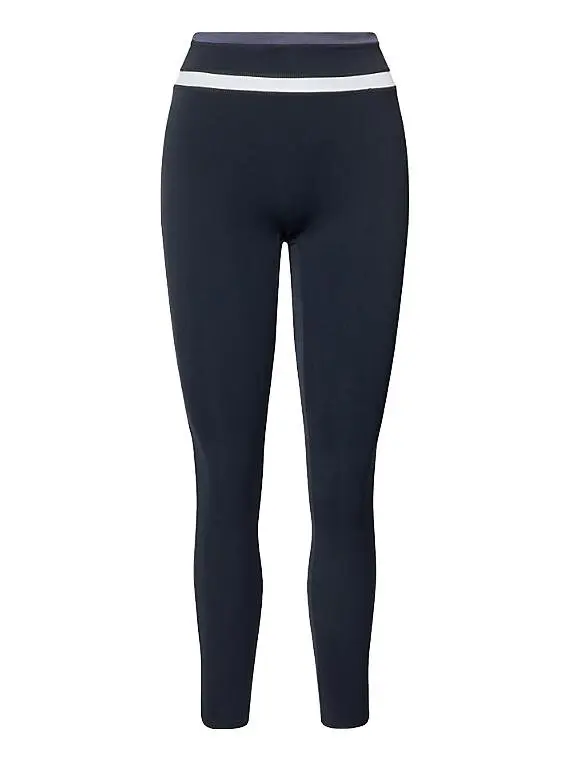 TALA Contrast-stripe High-waisted Leggings - Shadow Black