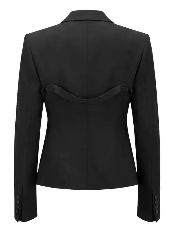 Rick Owens Alice Buckled-strap Jacket - Black