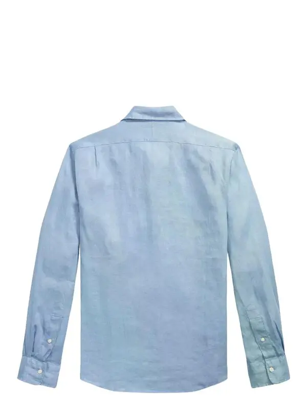 Polo Ralph Lauren Long-sleeve Linen Shirt - Blue