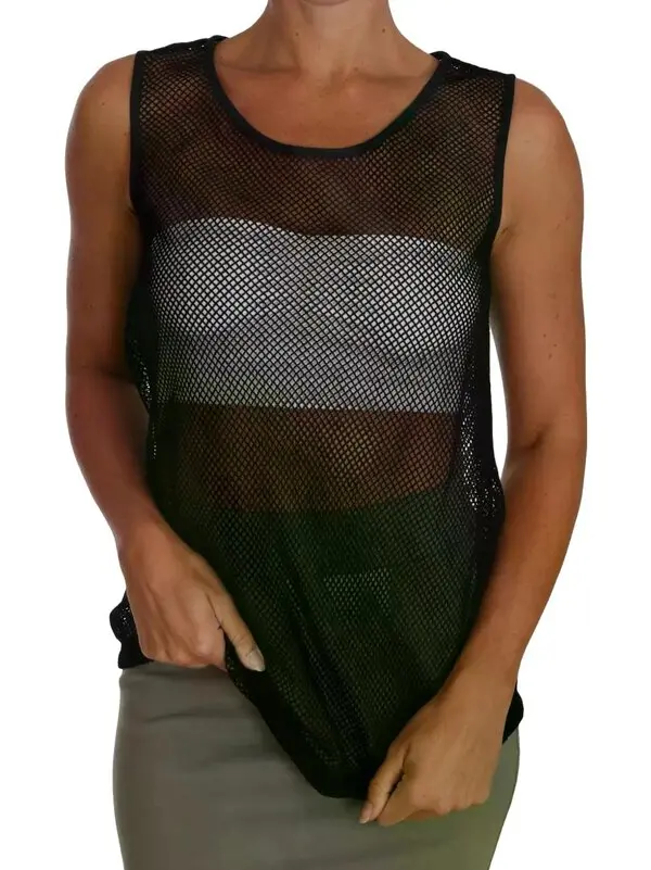 Dolce & Gabbana Mesh T-shirt - Black