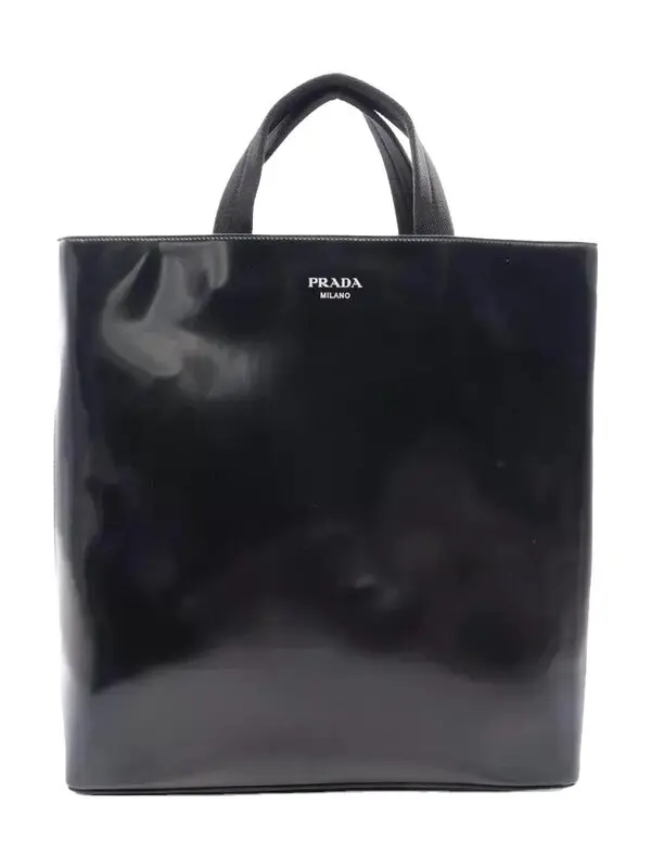 Prada 2013-2026 Spazzolato Tote Bag - Black