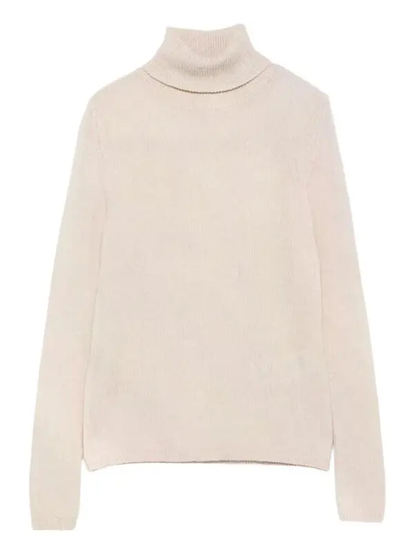 Eleventy Roll-neck Cashmere Sweater - Neutrals