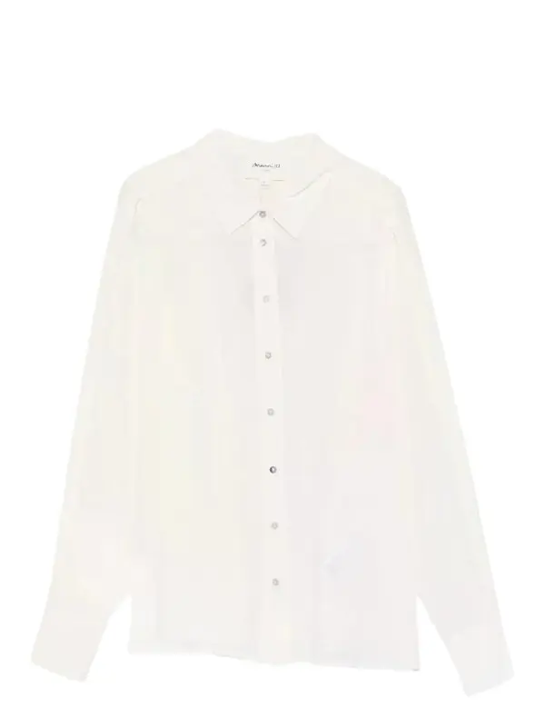 MAISON123 Silk Shirt - Neutrals