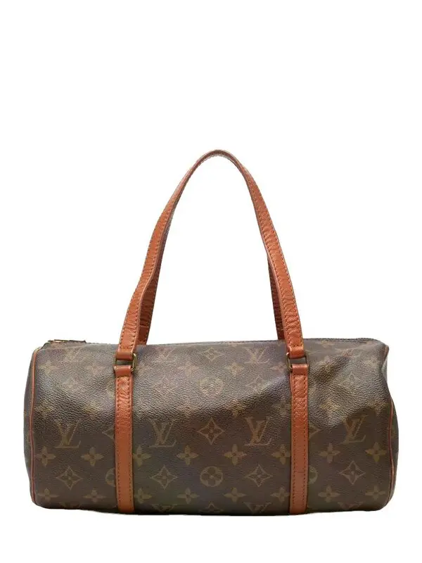 LOUIS VUITTON 1990 Monogram Papillon 30 Handbag - Brown