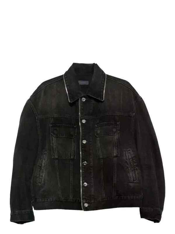 HAIKURE Legacy Zip-detail Denim Jacket - Black