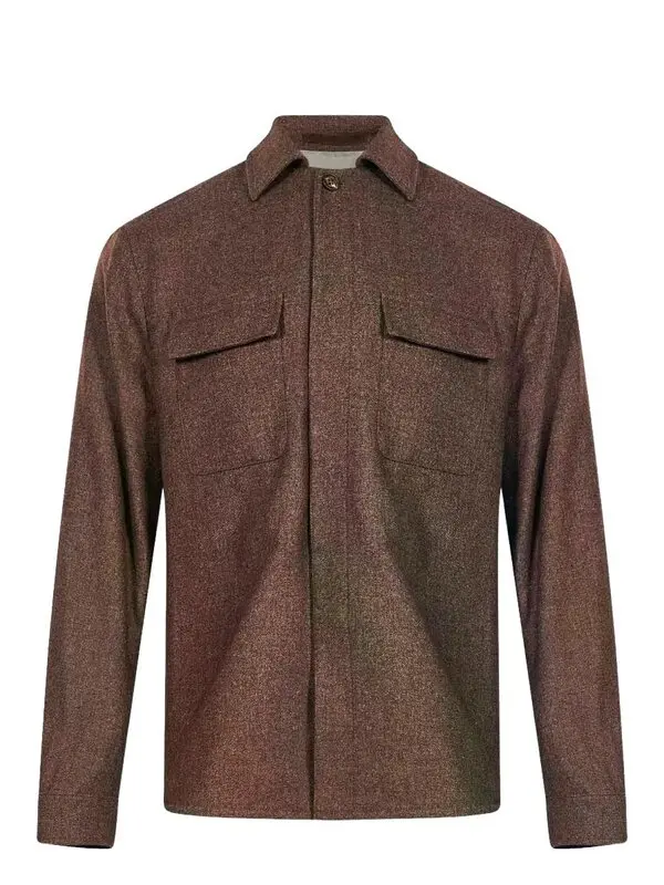 Eleventy Pleated-detail Two-piece Suit - Brown