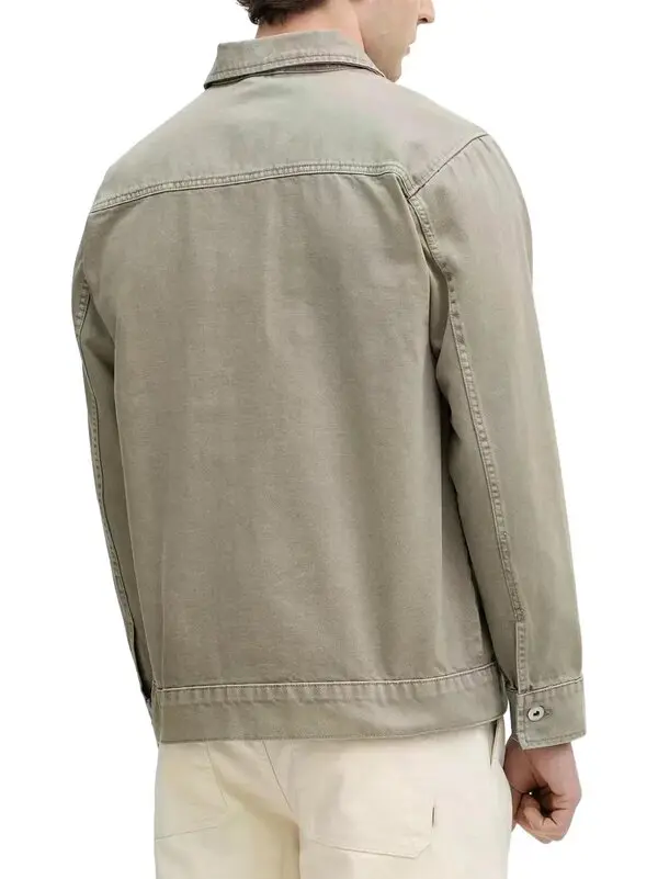 Lindbergh Button-up Pocket-detail Shirt Jacket - Green