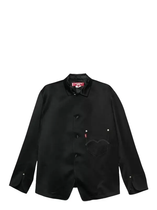 Junya Watanabe X Levi´s Heart-motif Button-up Jacket - Black