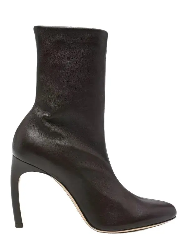 Victoria Beckham Harlow Stretch Leather Boots - Brown