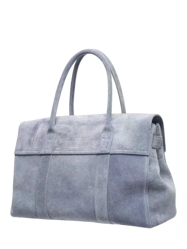 Mulberry Bayswater Suede Tote Bag - Grey