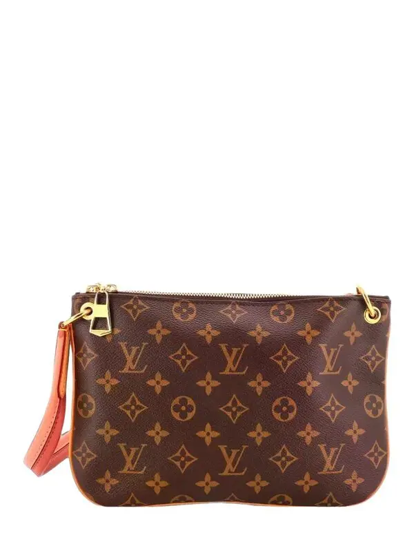 LOUIS VUITTON Lorette Handbag Monogram Canvas Crossbody Bag - Brown