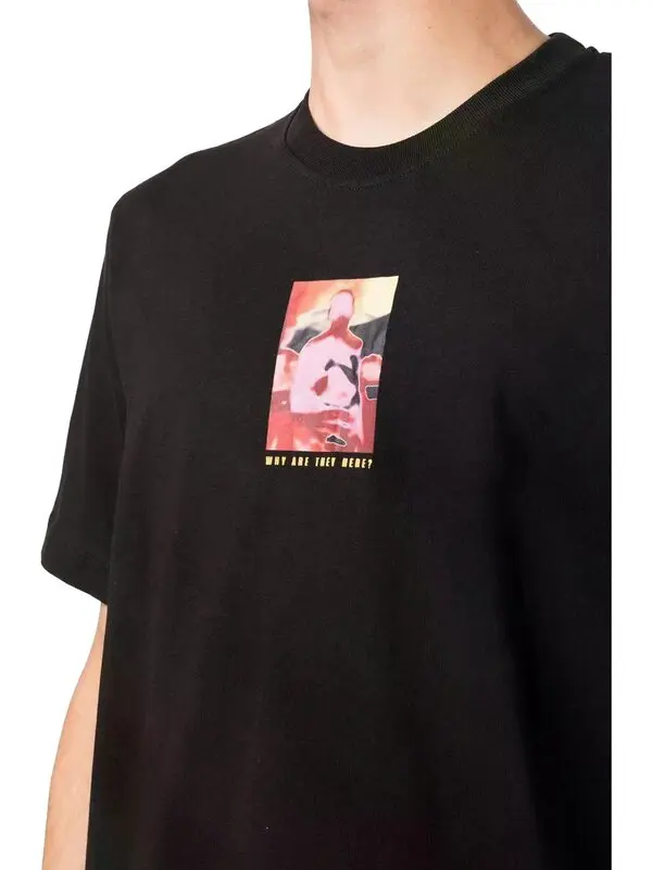 DIESEL® T-just-e31 Graphic T-shirt - Black