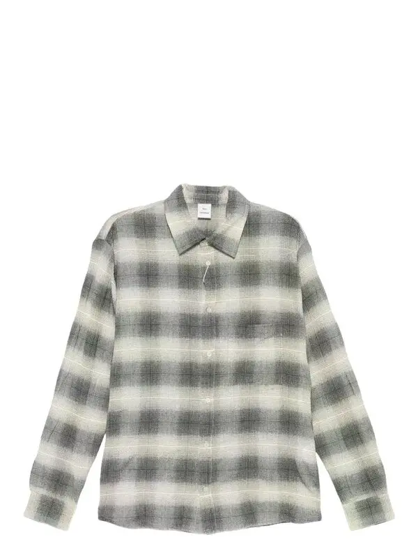 WON HUNDRED Pete Check Shirt - Grey