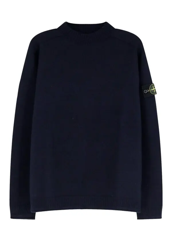 Stone Island Virigin Wool Sweater - Blue