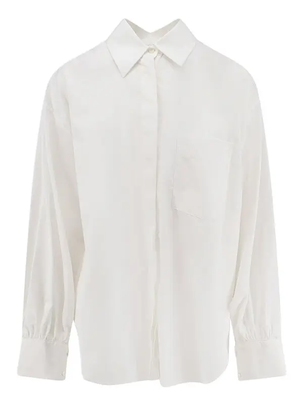 Aspesi Relaxed Fit Cotton Shirt - White