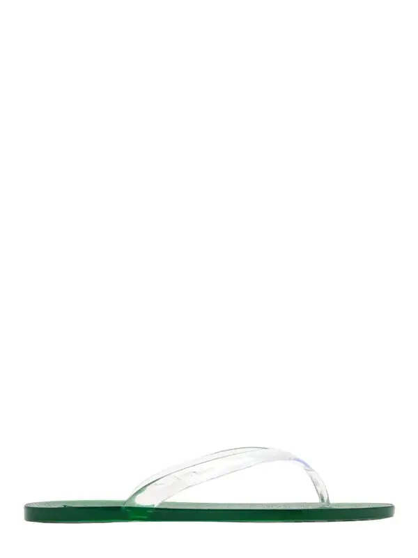 ANCIENT GREEK SANDALS Jelly Flip Flops - Green