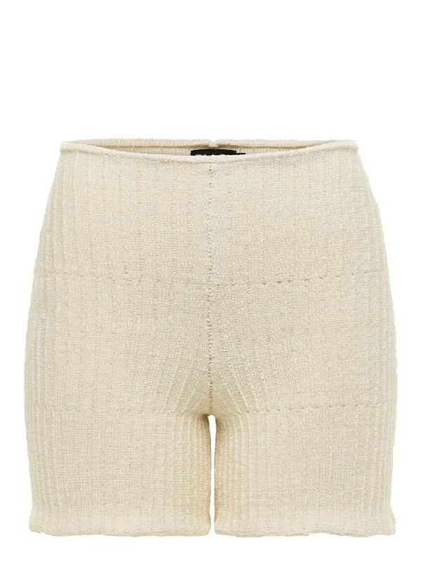 ELLS Knit Column Short Natural - White