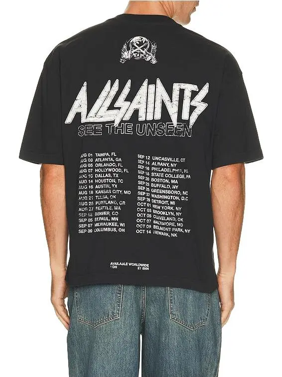 ALLSAINTS Chromium Short Sleeve Tee - Black