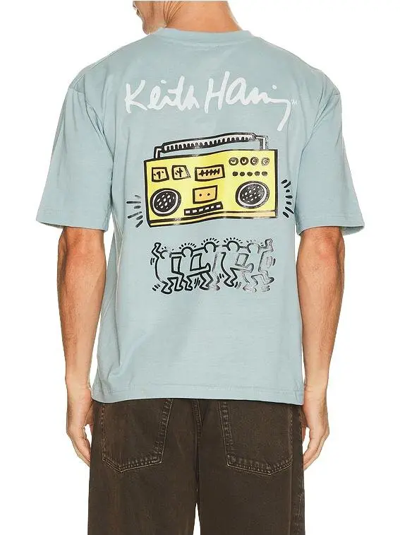 REASON Keith Haring Tee - Blue