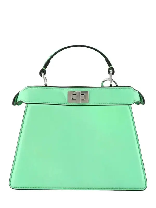 Fendi Peekaboo Iseeu Bag Leather Petite Crossbody Bag - Green