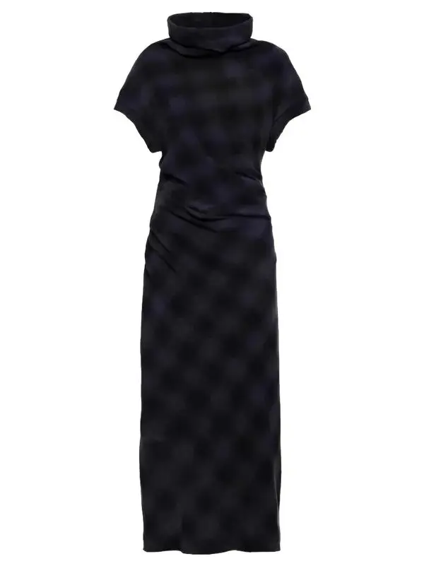 TELA Draped Midi Dress - Grey