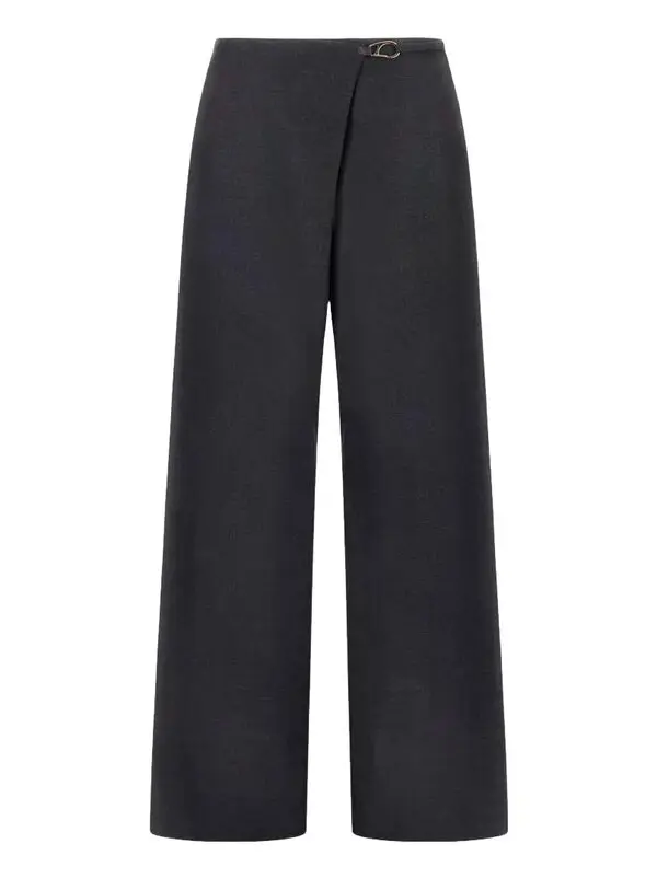 Herno Gabardine Tailored Trousers - Grey