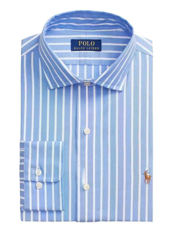 Polo Ralph Lauren Striped Cotton Shirt - Blue