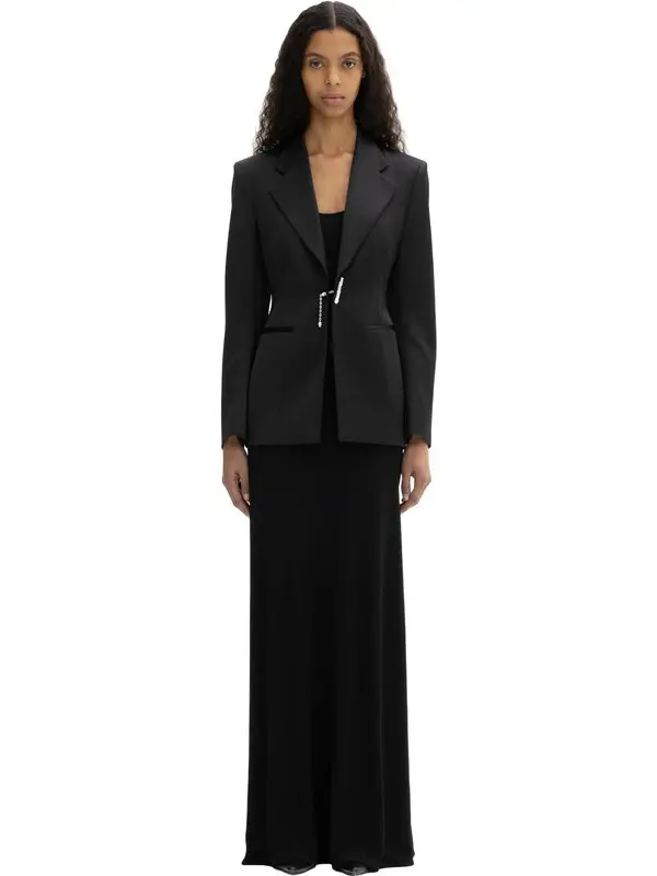 HOUSE OF DAGMAR Chain Blazer - Black