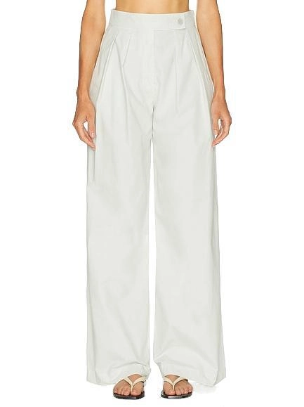 Sablyn Brooke C High Rise Double Pleat Pant - Blizzard
