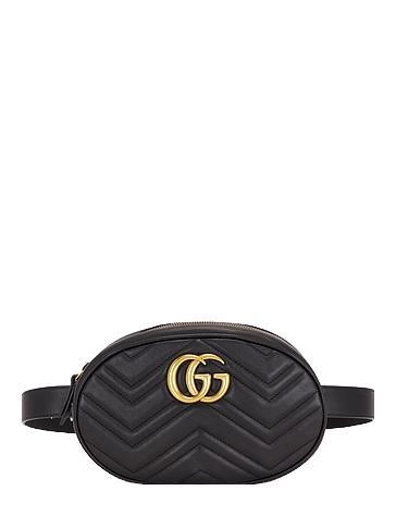 Gucci Gg Marmont Belt Bag - Black