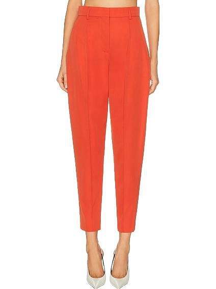 Stella McCartney Hight Waisted Slim Pant - Rust