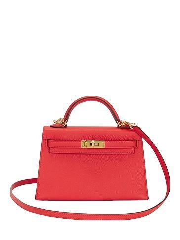 Hermès Epsom Kelly 20 Handbag - Rouge Tomate