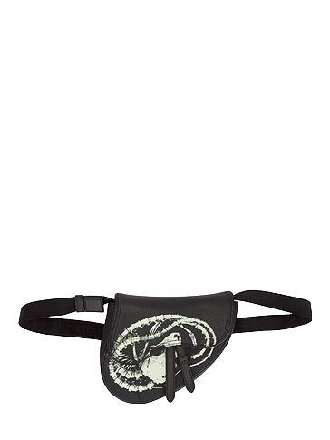 Dior X Cactus Jack Mini Saddle Bag - Black