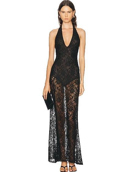 SHANI SHEMER Reese Maxi Dress - Black