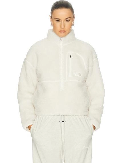 The North Face Extreme Pile 2 Pullover Fleece Jacket - White Dune