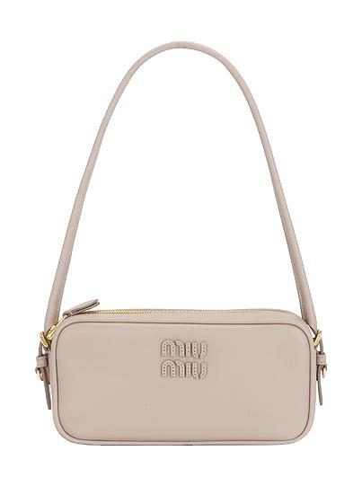 Miu Miu Softy Shoulder Bag - Pomice