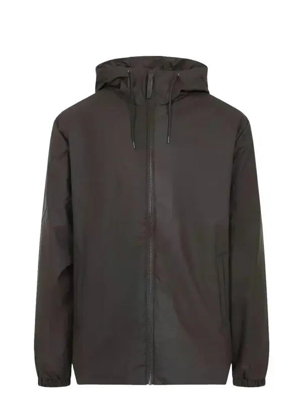 Rains Lohja Hooded Zip-up Jacket - Brown
