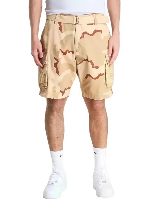 Alpha Industries Camouflage-print Cargo Shorts - Multicolour