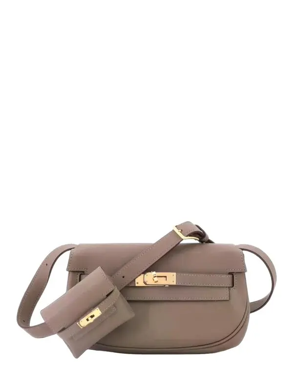 Hermès Kelly Moove Bag Swift Crossbody Bag - Grey