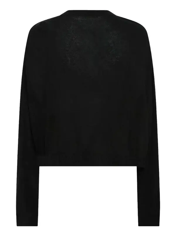 Y’s Patch-pocket Knitted Cardigan - Brown