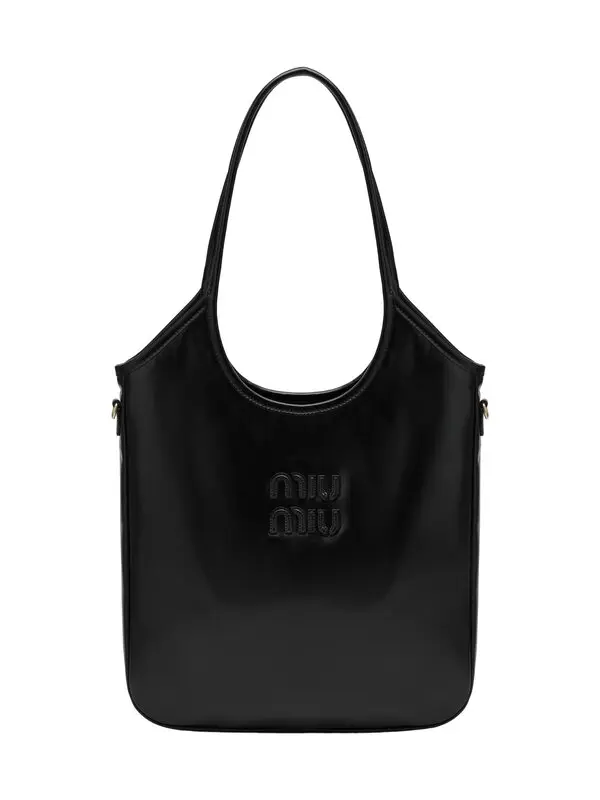 Miu Miu Ivy Bag In Calfskin - Black