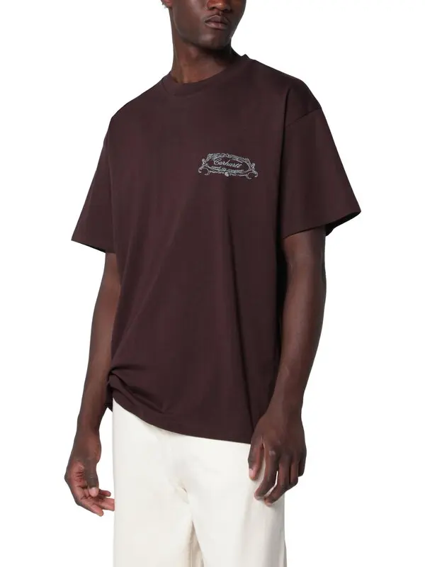 Carhartt Work In Progress Chez Wip Palisander Cotton T-shirt - Brown