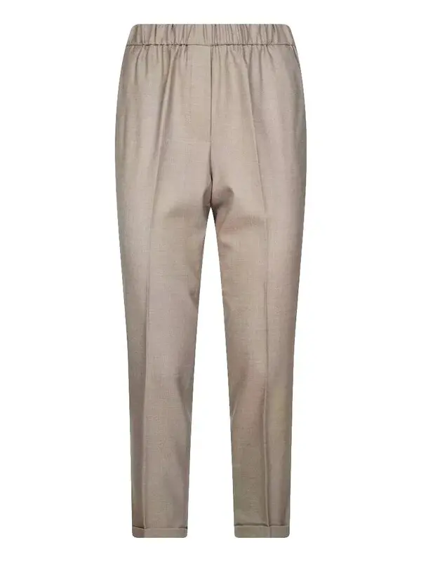Antonelli Firenze Rosalba Elasticated-waistband Trousers - Neutrals