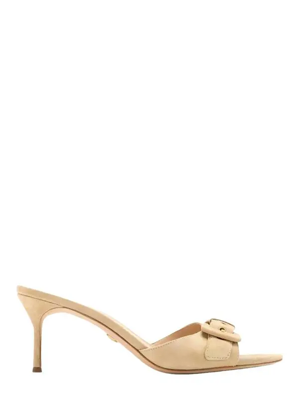 Veronica Beard Tia Buckle-detail Sandals - Neutrals